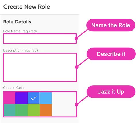 How Do I Create A New Role