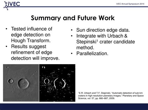 Ppt Automated Crater Detection And Counting Using The Hough Transform Powerpoint Presentation