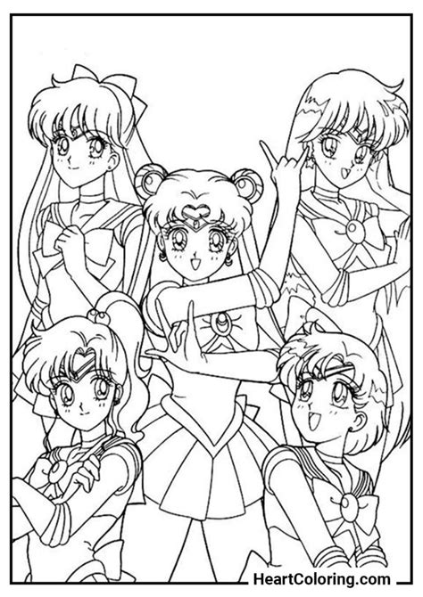 Sailor Moon Coloring Pages 30 Images