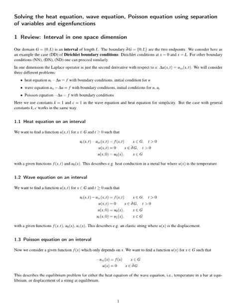 Solving The Heat Equation Wave Equation Poisson Equation Using