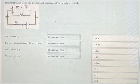 Solved In The Circuit Shown Below Find The Equivalent Chegg