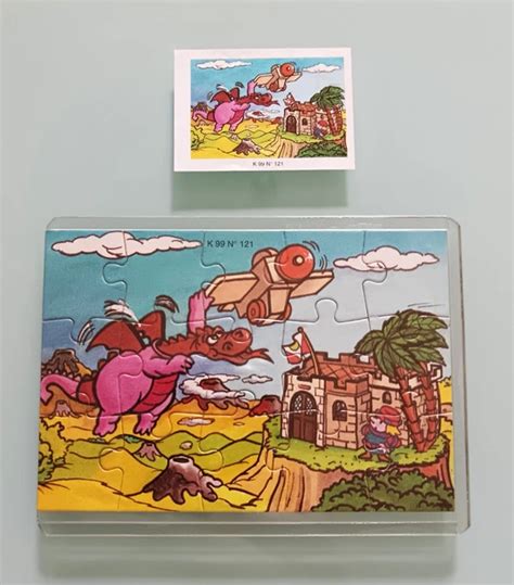 Kinder Puzzle Figurativo K 99 N° 121 Cartina Bpz Toploader Eur 1 50