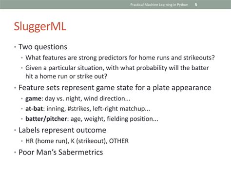 Practical Machine Learning In Python Ppt
