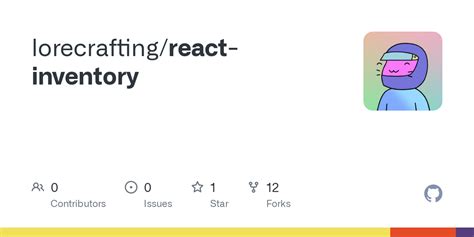 Github Lorecrafting React Inventory