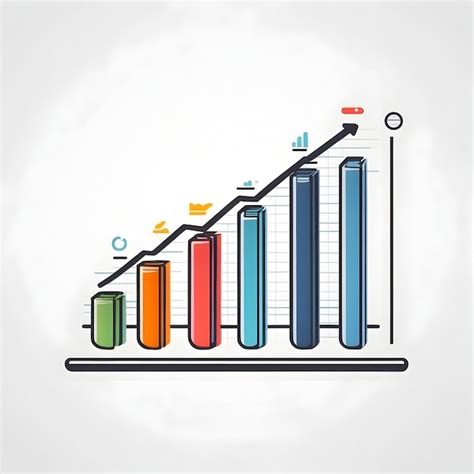 Premium Photo Bar Graph Icon Business Chart Data Visualization Graph Diagram Statistical Bar