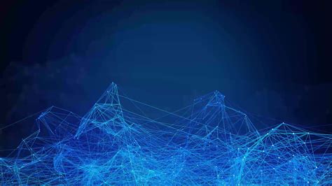 Cloud Computing Ai Technology Data Transfer Bits Internet 5g Blue Background Information Upload