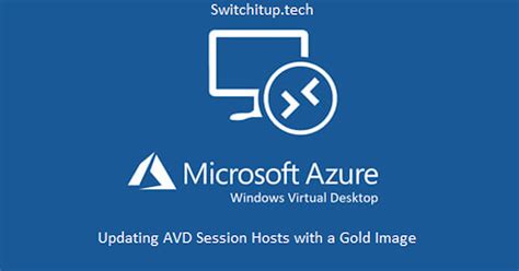 update session hosts with gold image