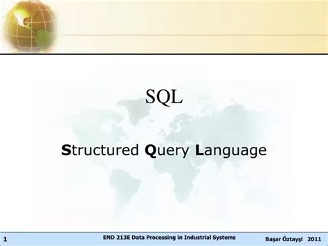 PPT SQL PowerPoint Presentation Free Download ID
