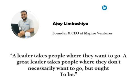 ajay limbachiya on linkedin leadership growth inspiration