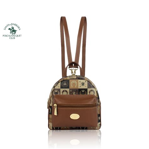 Santa Barbara Polo Racquet Club Women Java Heritage Backpack 091773