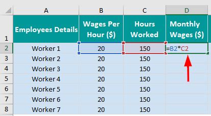 How To Calculate Labor Cost Basic Advanced Examples Using Excel