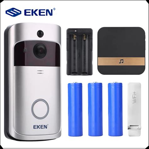Eken V5 Smart Wifi Video Doorbell Camera Visual Intercom With Chime