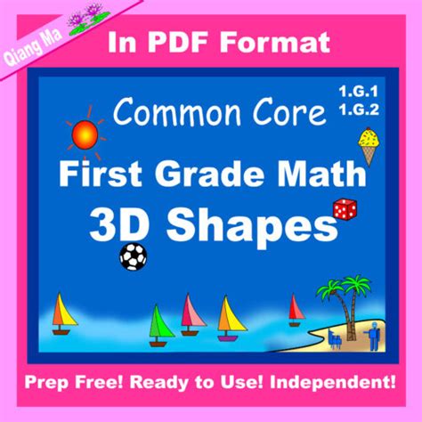 First Grade Math Geometry 3d Shapes 1g1 2 Made By Teachers