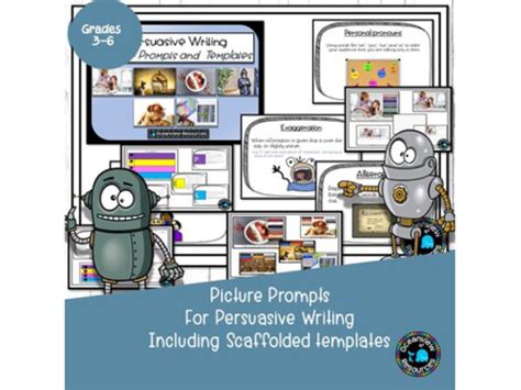 Persuasive Writing Images And Scaffolded Templates Teaching Resources