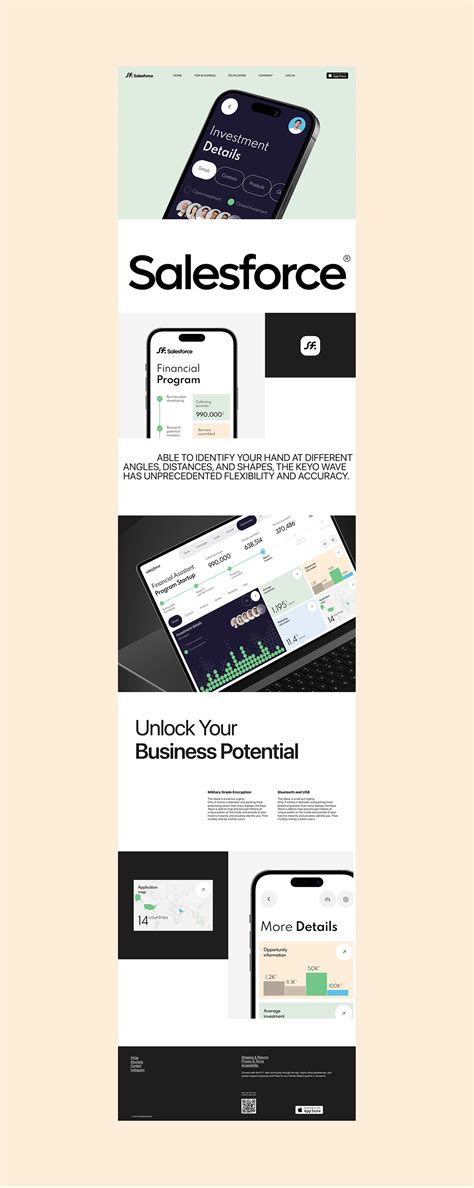 Salesforce Crm Saas Software Ux Ui Design Behance