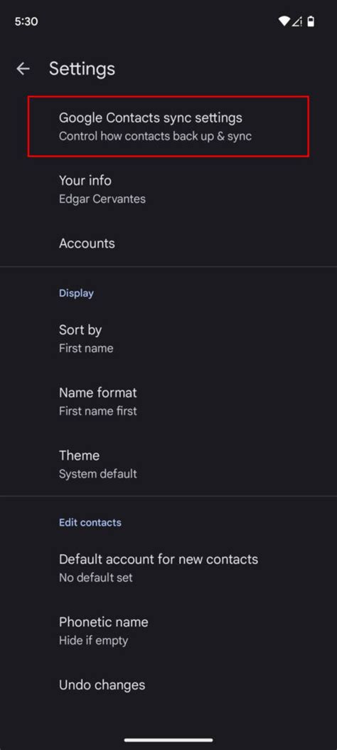 How To Back Up Android Contacts Android Authority