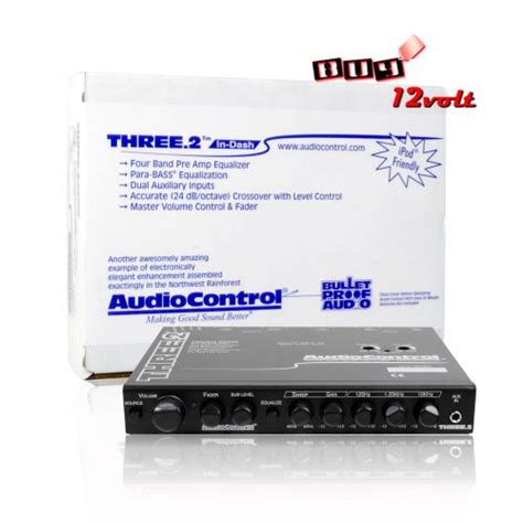 Sell Audiocontrol Three 2 In Dash Pre Amp Equalizer With Dual Auxiliary Inputs In Los Angeles