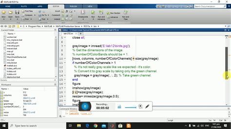 Basic Image Processing In Matlab Youtube