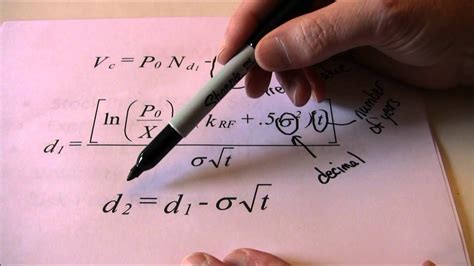 Black Scholes Option Pricing Model Intro And Call Example Youtube