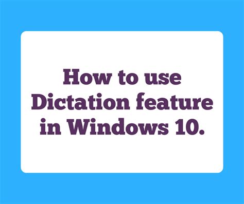 How To Use Dictation Feature In Windows 10 Dil Se Pagal