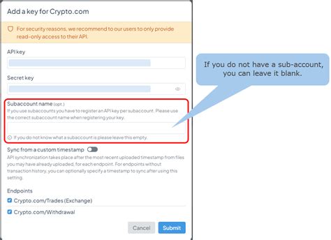 How To Get An API Key For Crypto Com Cryptact Help Center