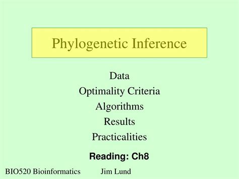 Ppt Phylogenetic Inference Powerpoint Presentation Free Download Id 4563609