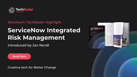 Devoteam TechRadar Highlight ServiceNow Integrated Risk Management