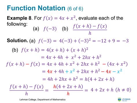 Lesson 11 Functions And Function Notation Pptx Physics Science