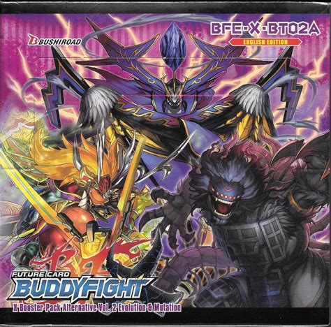 Future Card Buddyfight Evolution And Mutation 30 Pack Booster Box In
