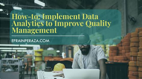 How To Implement Data Analytics To Improve Quality Management