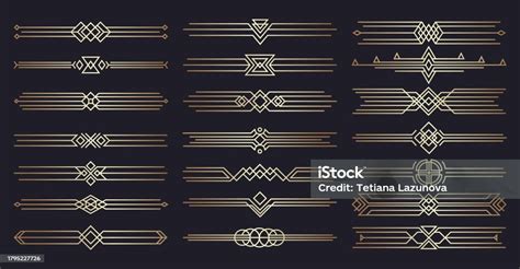 아르 데코 헤더 꽃 장식 악센트가 있는 현대적인 클래식 테두리 청첩장 디자인을 위한 우아한 누보 기하학적 프레임 벡터 세트 아르데코에 대한 스톡 벡터 아트 및 기타 이미지