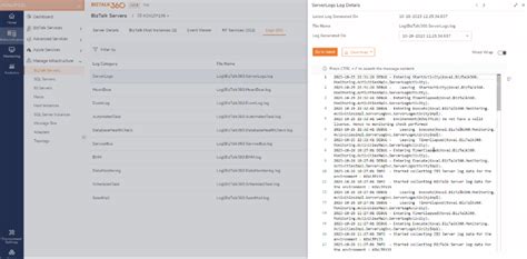 View Iis And Biztalk Logs With Biztalk360s Effortless Solution
