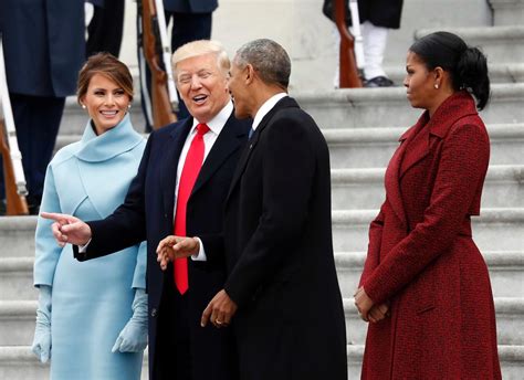 Vor Amtseinf Hrung Michelle Obama Br Skiert Trump Und Bricht Mit Us Tradition