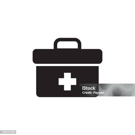 응급 처치 상자 아이콘 로고 일러스트 템플릿 가방에 대한 스톡 벡터 아트 및 기타 이미지 가방 건강 진단 건강관리와 의술 Istock