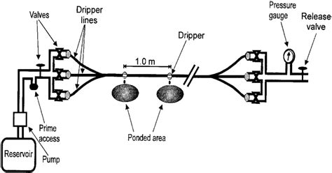 Experimental Setup For The Point Source Method Showing The Ponded Areas Download Scientific