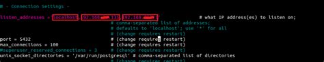 Postgresql Listen Addresses Databasefaqs