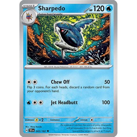 Sharpedo Uncommon Reverse Holofoil