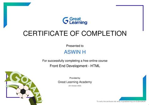 Aswin H On Linkedin Frontenddevelopment Html Greatlearning