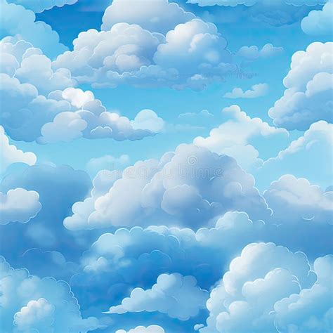 Realistic Clouds Texture Stock Illustration Illustration Of Motif 326839858
