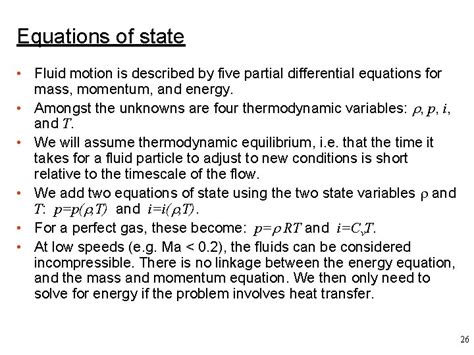 Lecture 3 Conservation Equations Applied Computational Fluid Dynamics