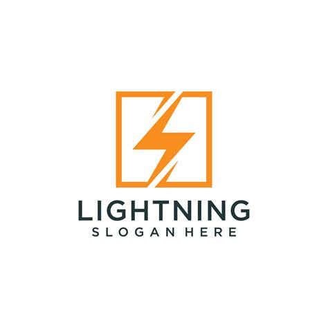 Lightning Flash Logo And Business Card Design 10619502 Vector Art At
