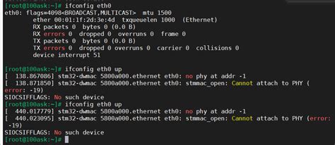 Stm 32 157 主板网卡1无法识别 Stm32mp157pro 嵌入式开发问答社区