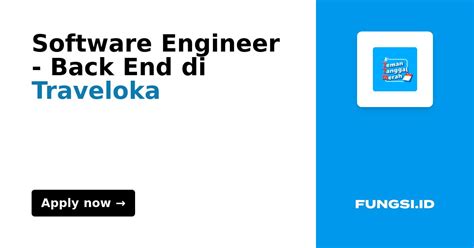 software engineer back end di traveloka fungsi id