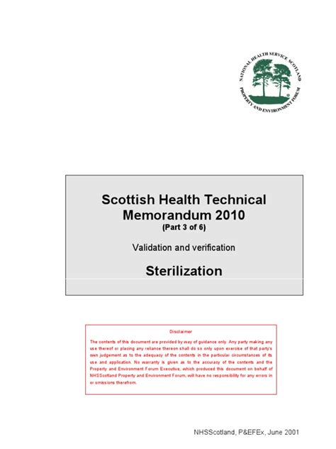 Sterilization Guidelines 2010 Pdf Verification And Validation Sterilization Microbiology