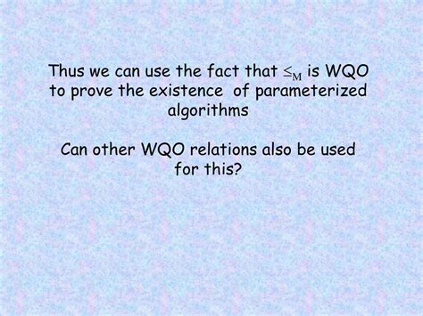 Parameterized Algorithms And Their Applications Ppt Download