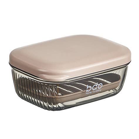 Pretxorve Travel Soap Case Leakproof Soap Container With Lid Portable