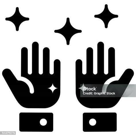 깨끗 한 손 의료 의료 벡터 그래픽 일러스트 아이콘입니다 고무 장갑에 대한 스톡 벡터 아트 및 기타 이미지 고무 장갑 디자인 로고 Istock