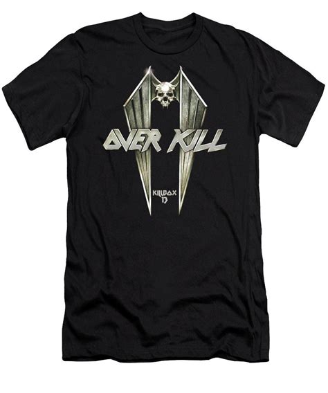 Overkill Band Killbox 13 Cotton Full Size Black Unisex Tee Shirt