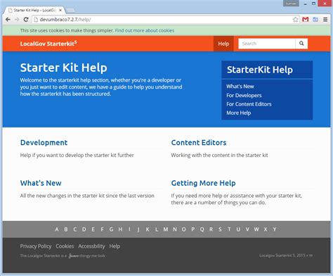 Localgov Starter Kit