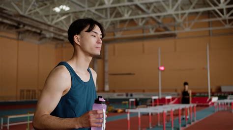 Free Stock Video Babe Man Drinking Water